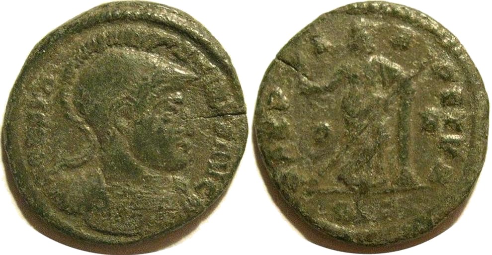 Reverse types of bronze coins for Constantine the Great